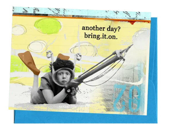 330 Bring it On Greeting Card