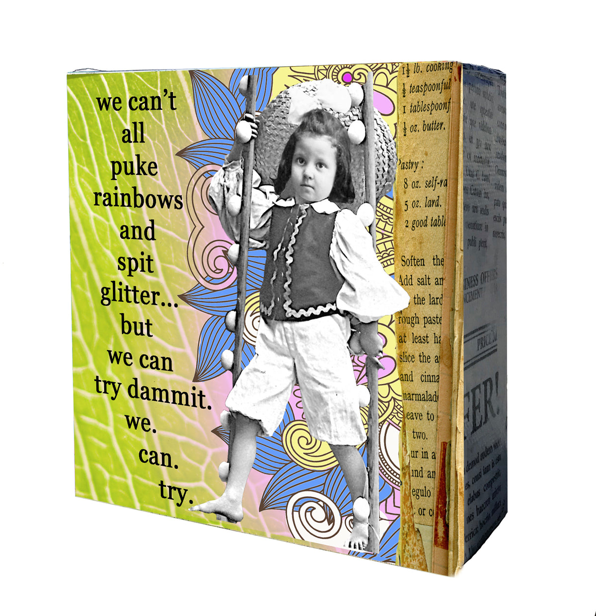 333 We Can Try Mini Canvas