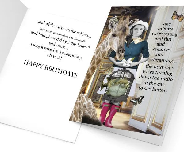399 Car Radio Greeting Card