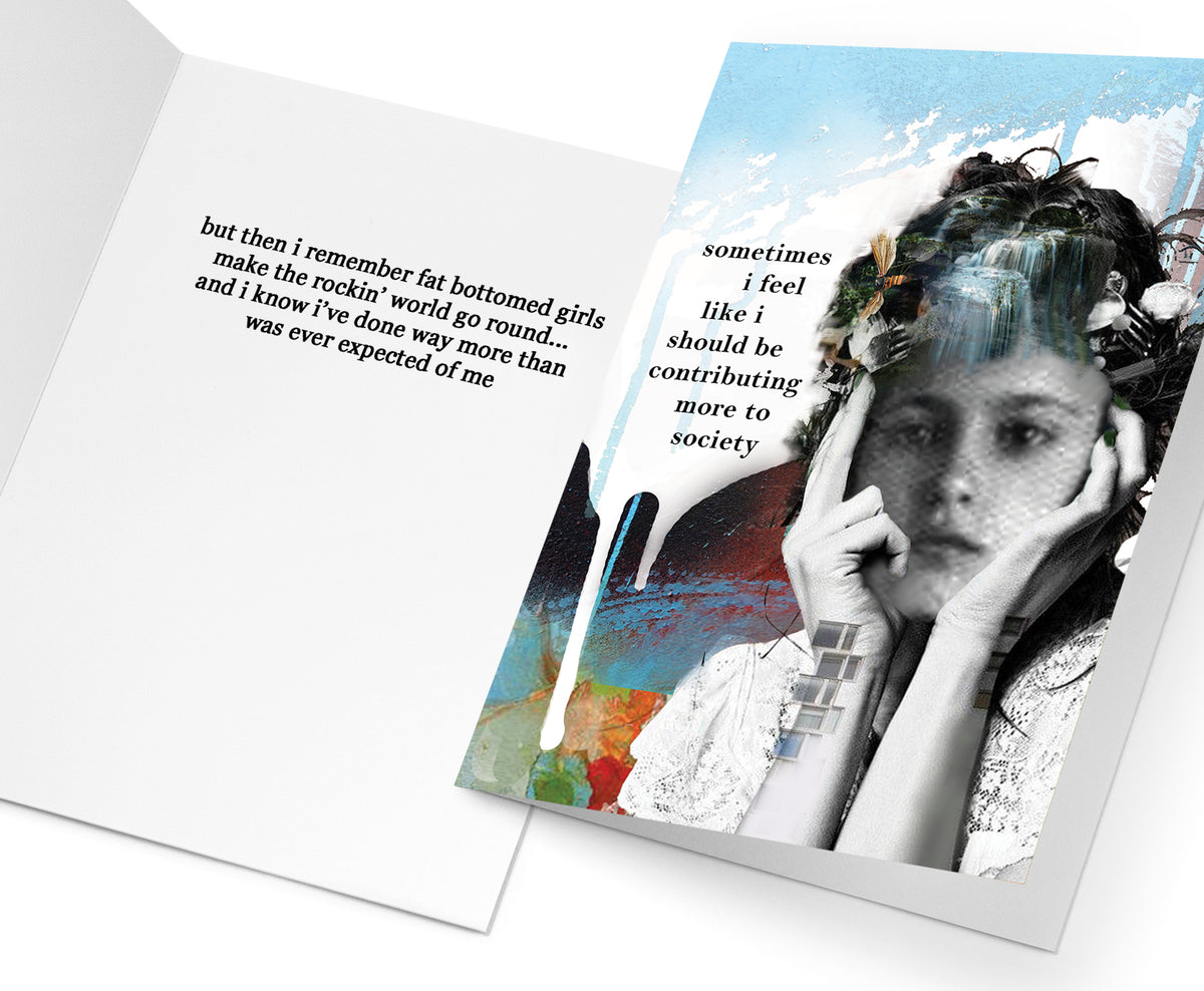 518 Fat Bottom Girl greeting card