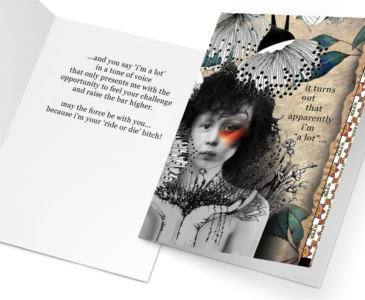 520 I'm a Lot greeting card