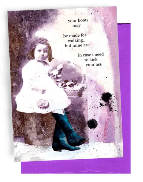 609 Boots Greeting Card