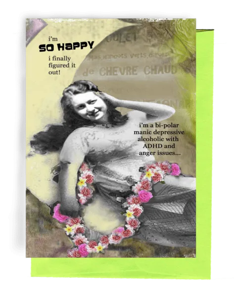 660 So Happy Greeting Card