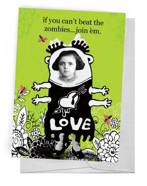 667 Zombies Greeting Card