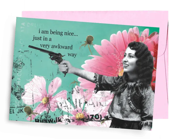 689 Awkward Greeting Card