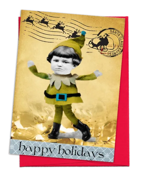 801 Elves Greeting Card